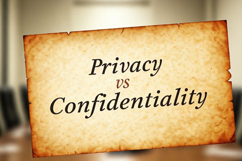 Privacy vs Confidentiality: Data's Hidden Boundaries
